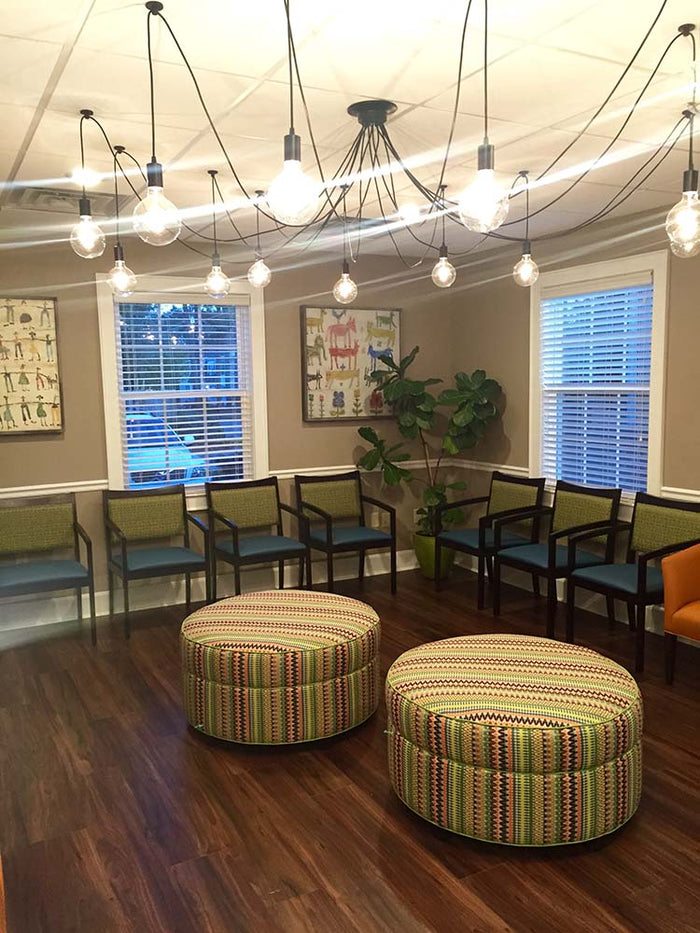Custom Reception and Office Pendant Lighting | Hangout Lighting