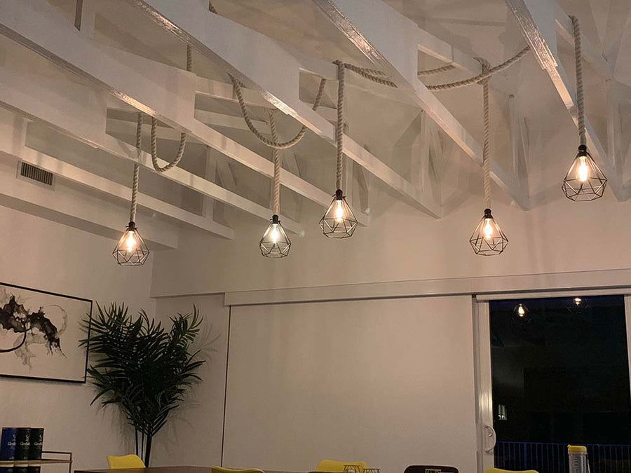 Custom Reception and Office Pendant Lighting | Hangout Lighting