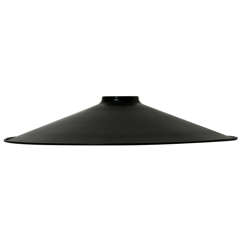 Flat 14" Black Shade – Hangout Lighting