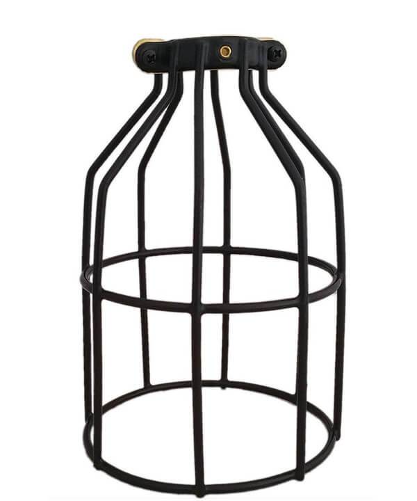 Black Industrial Pendant Light Bulb Cage – Hangout Lighting