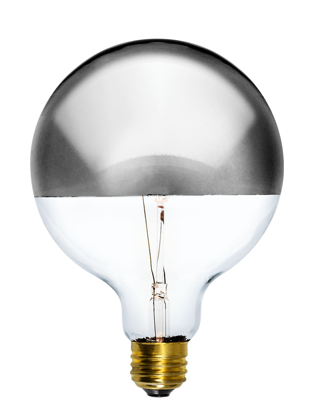 Bulb: LED Chrome Dipped 5" Globe – Hangout Lighting