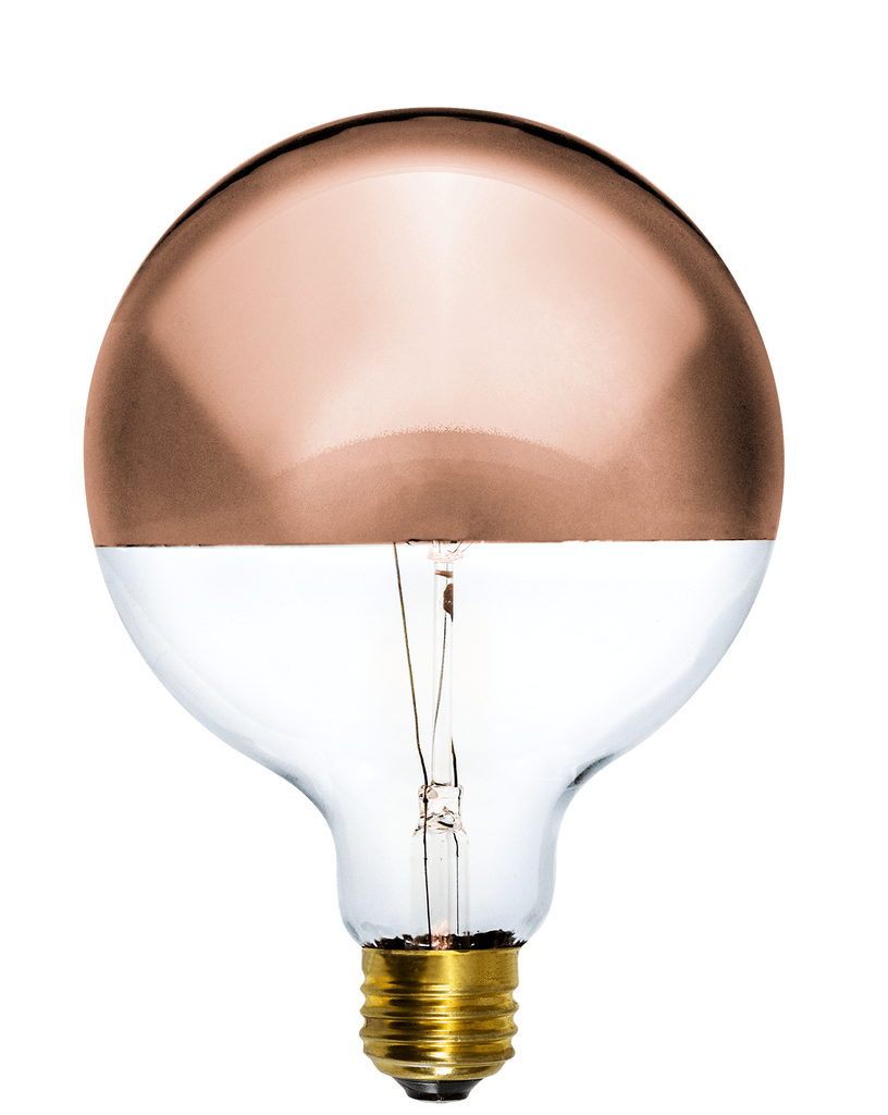 Bulb: LED Copper Dipped 5" Globe – Hangout Lighting