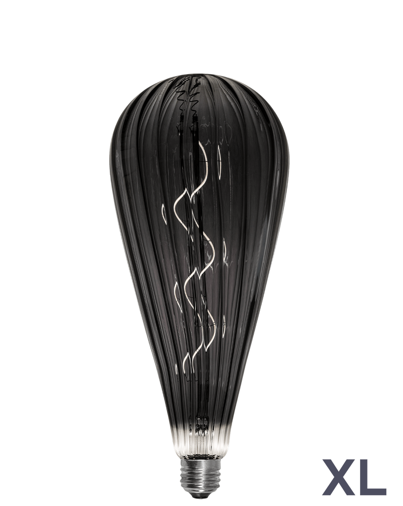 Bulb: LED XL Smoke Lined Teardrop – Hangout Lighting