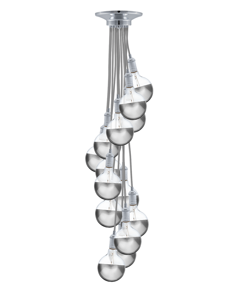 Cluster Chandelier - Staggered: Design Your Own 14 Pendant – Hangout ...